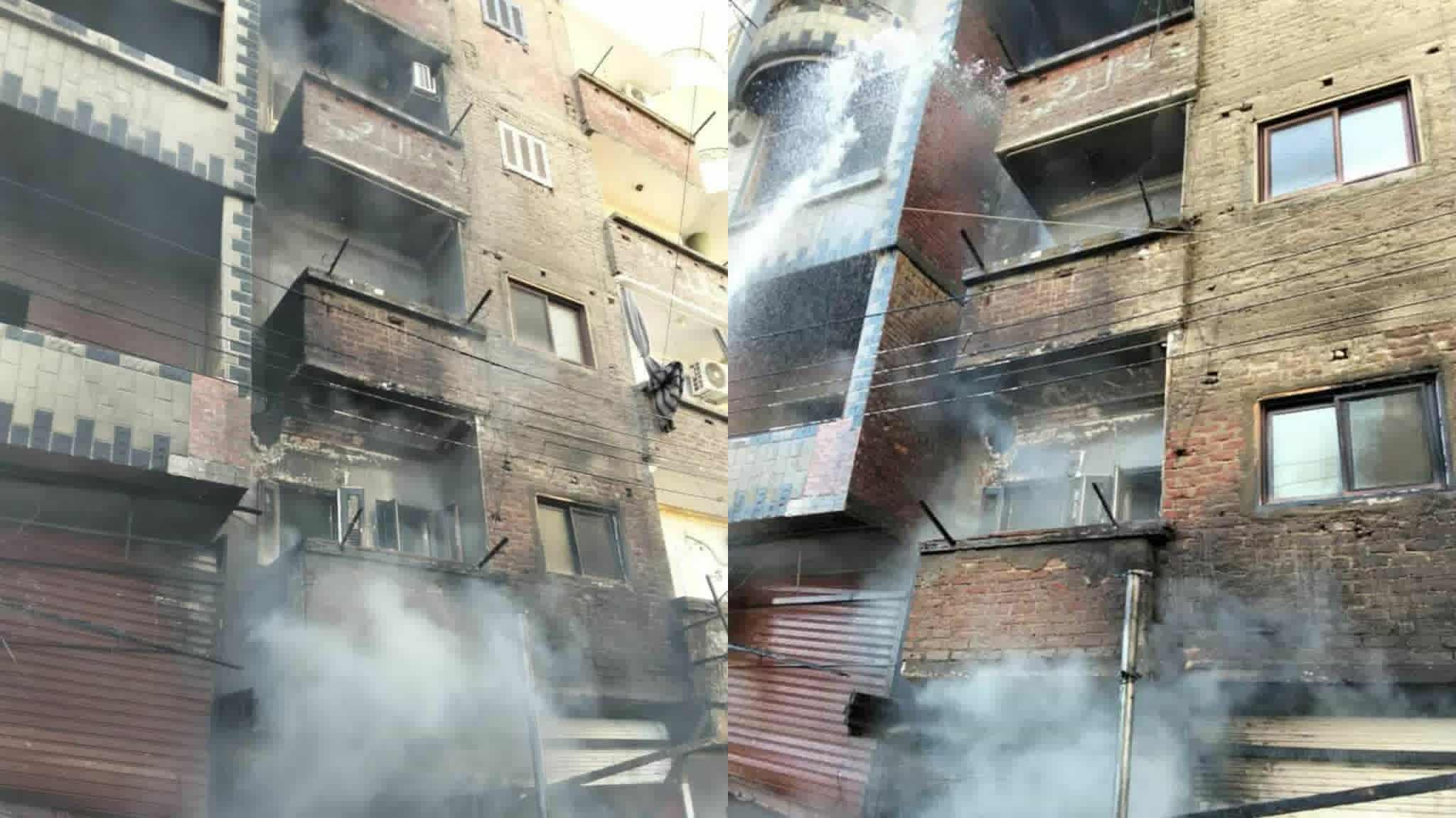 حجر معسل يشعل حريقا في محل أجهزة كهربائية ويمتد لبرج سكني بسوهاج ...