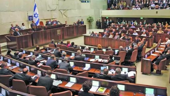 الكنيست يصوت الاثنين بالقراءة الأولى على حل نفسه - بوابة الشروق